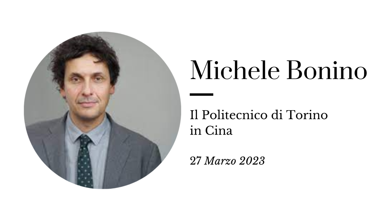 #Fuoriclasse | #China Issues con Michele Bonino. Il Politecnico di ...